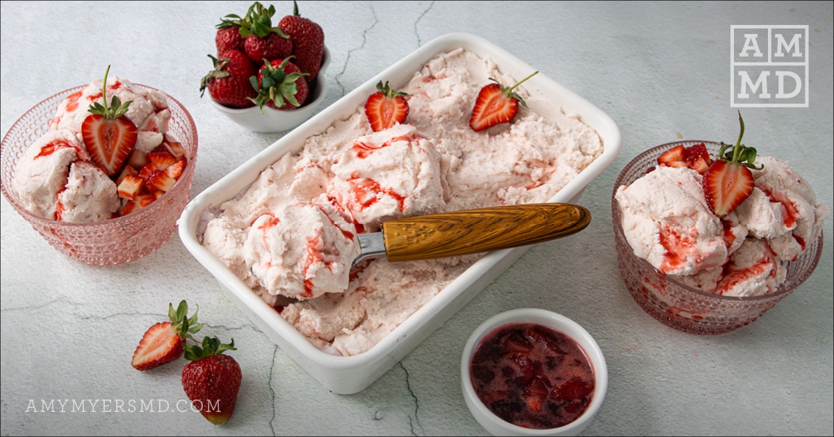 Strawberry Swirl Ice Cream – AMMD