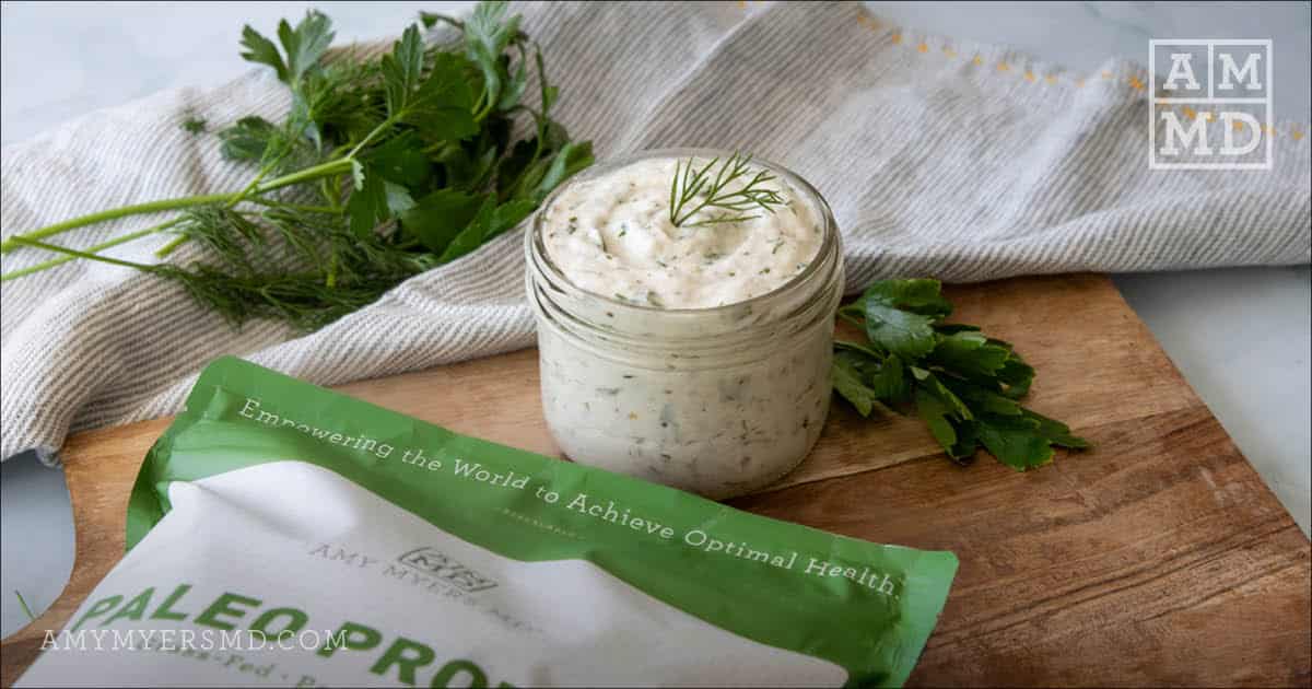 AIP Chicken Wings with Protein Ranch Dip – Amy Myers MD