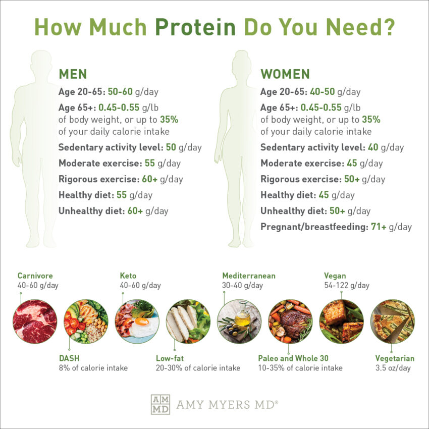 Your Protein Guide: How Many Grams You Need Daily – Amy Myers MD